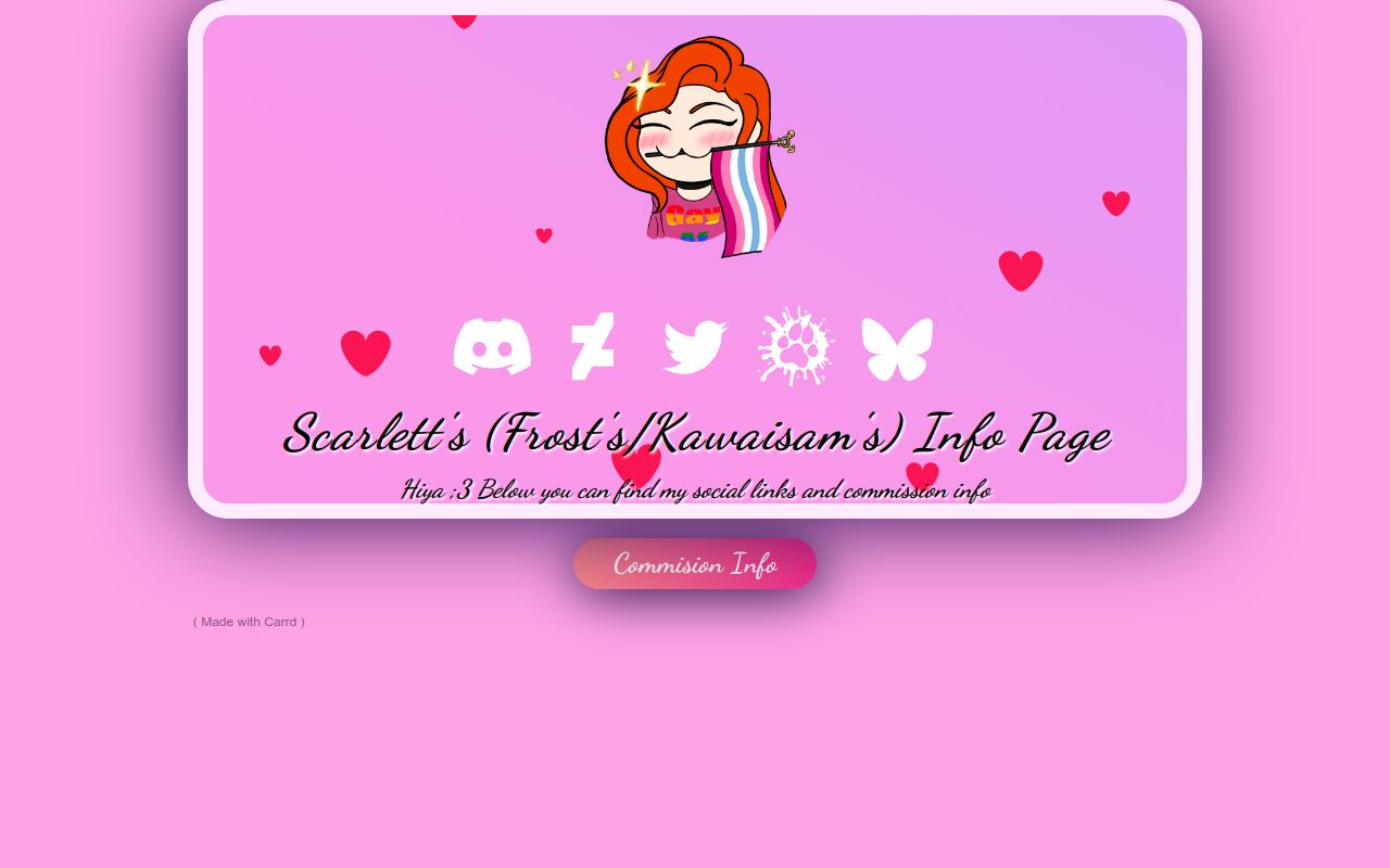 Scarlett's (Frost's/Kawaisam's) Info Page
